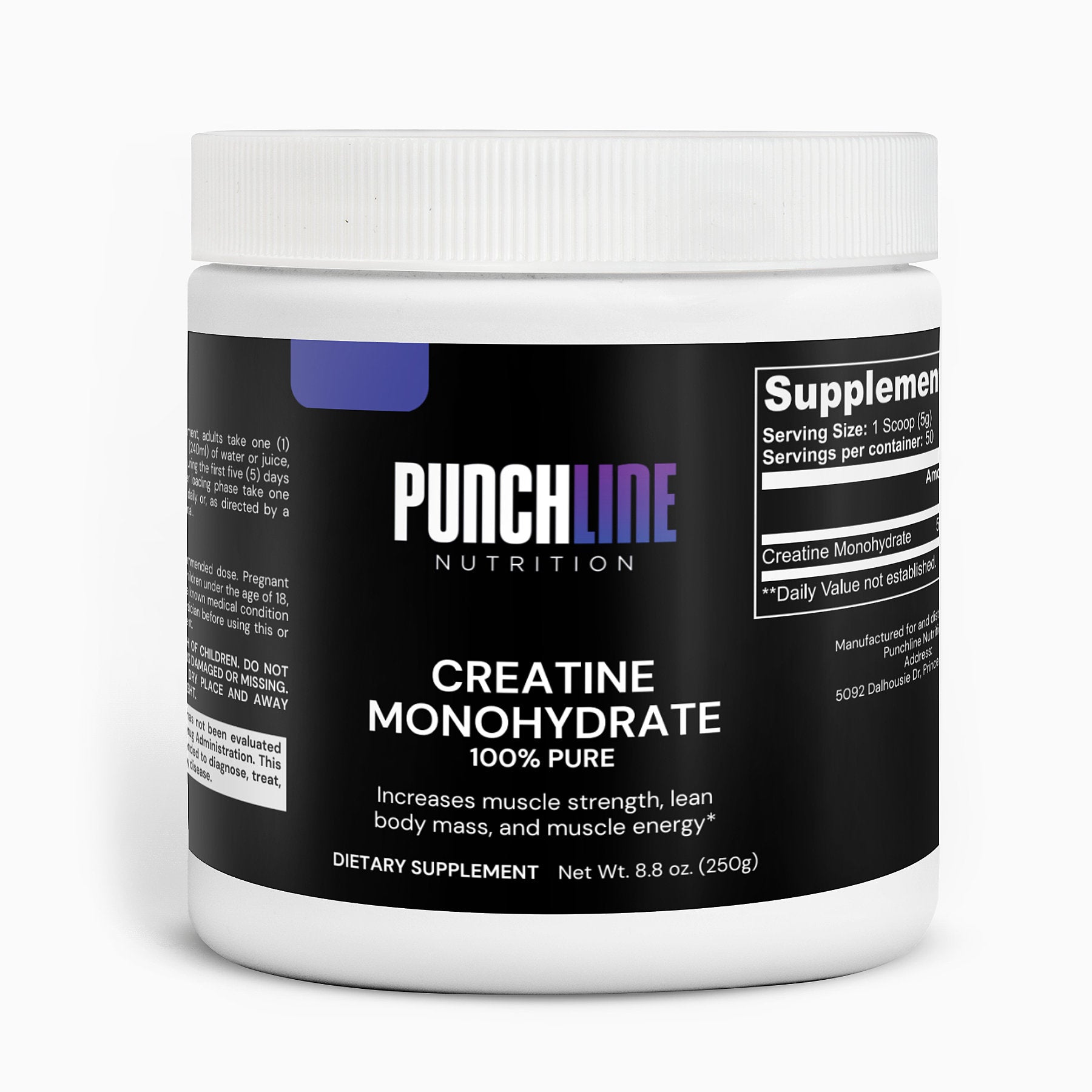 Creatine Monohydrate – PunchLine Nutrition